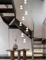 China Modern home decor led lights pendant light lamps forstaircase Chandeliers (WH-NC-158) for sale