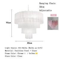 China Italian Designer Vintage Texture Glass Ceiling Chandeliers(WH-NC-159) for sale