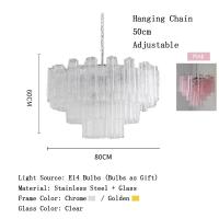 China Italian Designer Vintage Texture Glass Ceiling Chandeliers(WH-NC-159) for sale