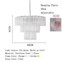China Italian Designer Vintage Texture Glass Ceiling Chandeliers(WH-NC-159) for sale