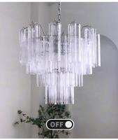 China Italian Designer Vintage Texture Glass Ceiling Chandeliers(WH-NC-159) for sale