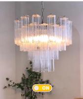 China Italian Designer Vintage Texture Glass Ceiling Chandeliers(WH-NC-159) for sale