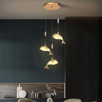 China Modern Light Luxury Villa Ceiling Staircase Long Pendant Lamp(WH-NC-161) for sale