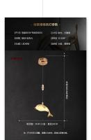 China Modern Light Luxury Villa Ceiling Staircase Long Pendant Lamp(WH-NC-161) for sale