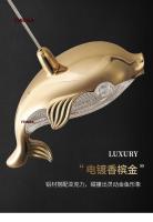 China Modern Light Luxury Villa Ceiling Staircase Long Pendant Lamp(WH-NC-161) for sale