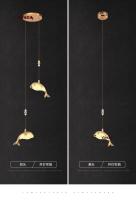 China Modern Light Luxury Villa Ceiling Staircase Long Pendant Lamp(WH-NC-161) for sale