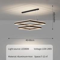 China Staircase Square Pendant Lamp Modern Decoration Ceiling Lighting Fixture(WH-NC-162) for sale