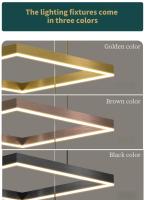 China Staircase Square Pendant Lamp Modern Decoration Ceiling Lighting Fixture(WH-NC-162) for sale