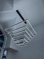 China Staircase Square Pendant Lamp Modern Decoration Ceiling Lighting Fixture(WH-NC-162) for sale