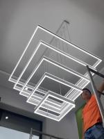 China Staircase Square Pendant Lamp Modern Decoration Ceiling Lighting Fixture(WH-NC-162) for sale