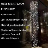 China Butterfly Crystal Chandelier Living Room Crystal Staircase Pendant Light Indoor Large LED Lights(WH-NC-165) for sale