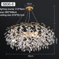 China Modern LED Crystal Chandelier Lighting Luxury Home Lighting (WH-NC-167) for sale