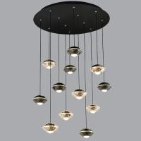 China Dropshipping Villa LOFT Staircase Pendant Lights Long Cable Hanging Aluminum ball droplight (WH-NC-168) for sale