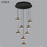China Dropshipping Villa LOFT Staircase Pendant Lights Long Cable Hanging Aluminum ball droplight (WH-NC-168) for sale