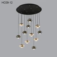 China Dropshipping Villa LOFT Staircase Pendant Lights Long Cable Hanging Aluminum ball droplight (WH-NC-168) for sale
