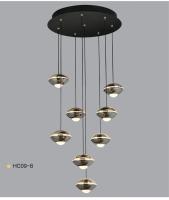 China Dropshipping Villa LOFT Staircase Pendant Lights Long Cable Hanging Aluminum ball droplight (WH-NC-168) for sale