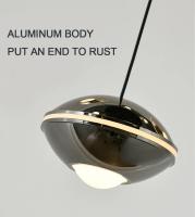 China Dropshipping Villa LOFT Staircase Pendant Lights Long Cable Hanging Aluminum ball droplight (WH-NC-168) for sale