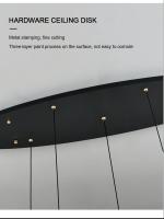 China Dropshipping Villa LOFT Staircase Pendant Lights Long Cable Hanging Aluminum ball droplight (WH-NC-168) for sale