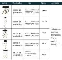 China Dropshipping Villa LOFT Staircase Pendant Lights Long Cable Hanging Aluminum ball droplight (WH-NC-168) for sale