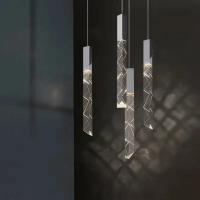 China Crystal LED Pendant Lights Duplex Stair Hanging Lamp (WH-NC-169) for sale