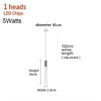 China Crystal LED Pendant Lights Duplex Stair Hanging Lamp (WH-NC-169) for sale