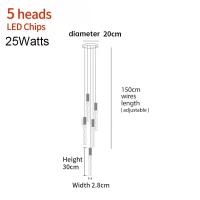 China Crystal LED Pendant Lights Duplex Stair Hanging Lamp (WH-NC-169) for sale