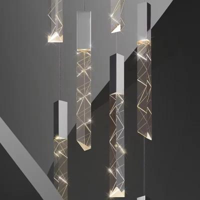 China Crystal LED Pendant Lights Duplex Stair Hanging Lamp (WH-NC-169) for sale
