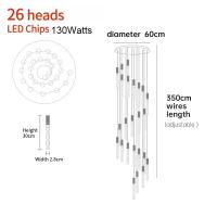 China Crystal LED Pendant Lights Duplex Stair Hanging Lamp (WH-NC-169) for sale