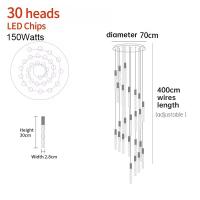 China Crystal LED Pendant Lights Duplex Stair Hanging Lamp (WH-NC-169) for sale