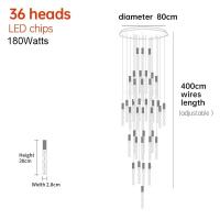 China Crystal LED Pendant Lights Duplex Stair Hanging Lamp (WH-NC-169) for sale