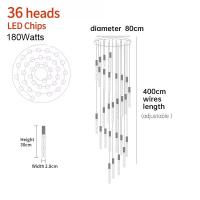 China Crystal LED Pendant Lights Duplex Stair Hanging Lamp (WH-NC-169) for sale