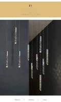 China Crystal LED Pendant Lights Duplex Stair Hanging Lamp (WH-NC-169) for sale