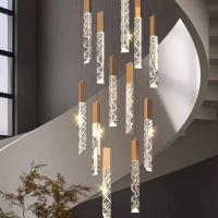 China Crystal LED Pendant Lights Duplex Stair Hanging Lamp (WH-NC-169) for sale