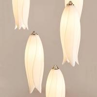 China Nordic Ceramic Tulip Staircase Chandelier Multi Heads Pendant Lamp(WH-NC-171) for sale