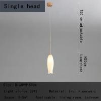 China Nordic Ceramic Tulip Staircase Chandelier Multi Heads Pendant Lamp(WH-NC-171) for sale