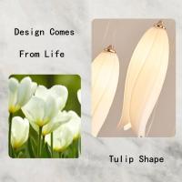 China Nordic Ceramic Tulip Staircase Chandelier Multi Heads Pendant Lamp(WH-NC-171) for sale