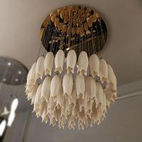 China Nordic Ceramic Tulip Staircase Chandelier Multi Heads Pendant Lamp(WH-NC-171) for sale