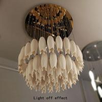China Nordic Ceramic Tulip Staircase Chandelier Multi Heads Pendant Lamp(WH-NC-171) for sale