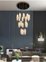 China Nordic Ceramic Tulip Staircase Chandelier Multi Heads Pendant Lamp(WH-NC-171) for sale