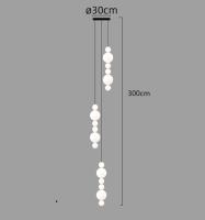 China Nordic home decor dining room Pendant lamp lights Staircase Chandelier(WH-NC-172) for sale
