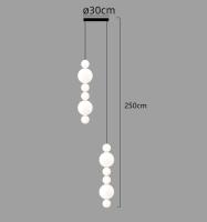 China Nordic home decor dining room Pendant lamp lights Staircase Chandelier(WH-NC-172) for sale