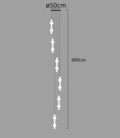 China Nordic home decor dining room Pendant lamp lights Staircase Chandelier(WH-NC-172) for sale