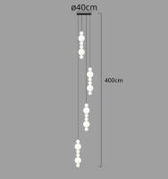 China Nordic home decor dining room Pendant lamp lights Staircase Chandelier(WH-NC-172) for sale