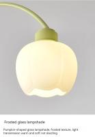China Nordic Style Chandelier Indoor Green Fresh Hanging Light Fixture Tulip Matcha Chandelier(WH-MI-466) for sale