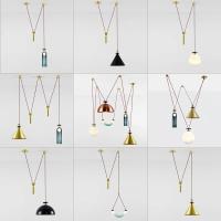 China DIY Combined Metal Bedroom Living Dining Table Decor LED Lighting Designer Adjustable Shape Ceiling Pendant Lamp Geometric Shape Art Modern Chandelier (WH-MI-467) for sale
