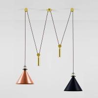 China DIY Combined Metal Bedroom Living Dining Table Decor LED Lighting Designer Adjustable Shape Ceiling Pendant Lamp Geometric Shape Art Modern Chandelier (WH-MI-467) for sale