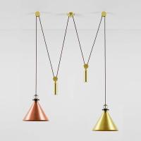 China DIY Combined Metal Bedroom Living Dining Table Decor LED Lighting Designer Adjustable Shape Ceiling Pendant Lamp Geometric Shape Art Modern Chandelier (WH-MI-467) for sale