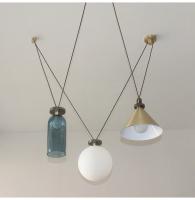 China DIY Combined Metal Bedroom Living Dining Table Decor LED Lighting Designer Adjustable Shape Ceiling Pendant Lamp Geometric Shape Art Modern Chandelier (WH-MI-467) for sale