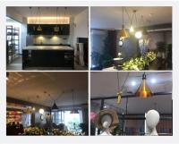 China DIY Combined Metal Bedroom Living Dining Table Decor LED Lighting Designer Adjustable Shape Ceiling Pendant Lamp Geometric Shape Art Modern Chandelier (WH-MI-467) for sale