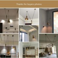 China DIY Combined Metal Bedroom Living Dining Table Decor LED Lighting Designer Adjustable Shape Ceiling Pendant Lamp Geometric Shape Art Modern Chandelier (WH-MI-467) for sale